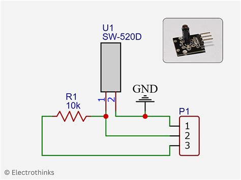 Ky 002 Vibration Switch Module Circuit Working Explanation Electrothinks