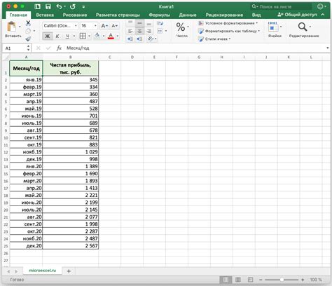 Как построить график в Excel