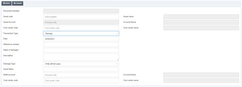 Asset Transactions Smacc Accounting Software Documentation