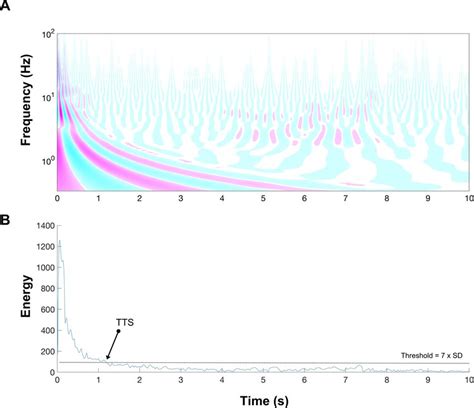 Example Of A Continuous Wavelet Transformation Analysis Performed To