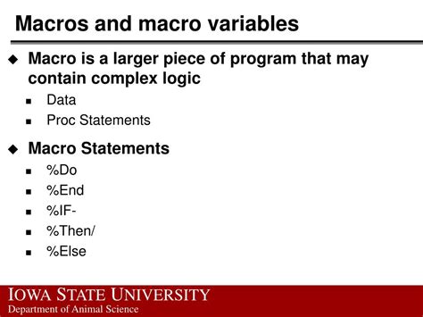 Ppt Write Efficient Codes With Sas Macros Powerpoint Presentation Free Download Id1163998