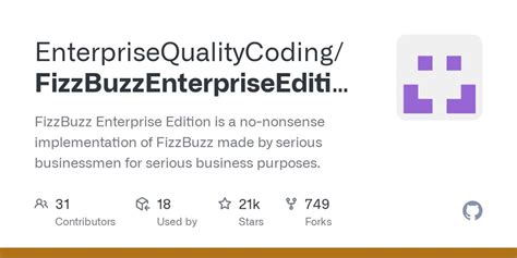 Enterprise Fizzbuzz Need A Code Review For This Pr And Issues R