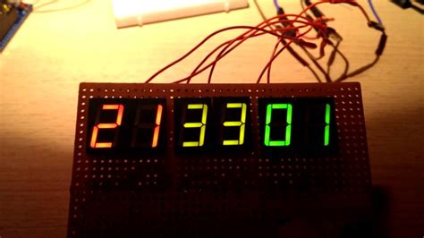 7 Segment Display Multiplexing Arduino Youtube