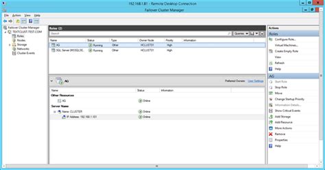 Mssql Server Availability Groupag Fail Over Clustering With