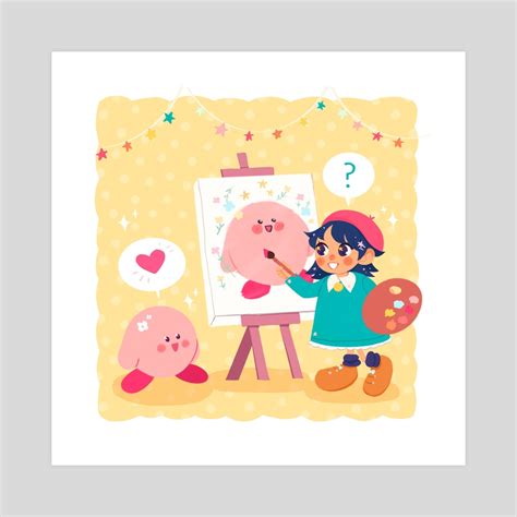 Kirby And Adeline An Art Print By Karina Perez Inprnt