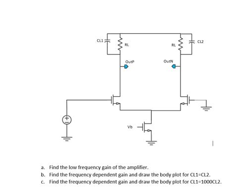 Solved Texts Output A Find The Low Frequency Gain Of The Amplifier