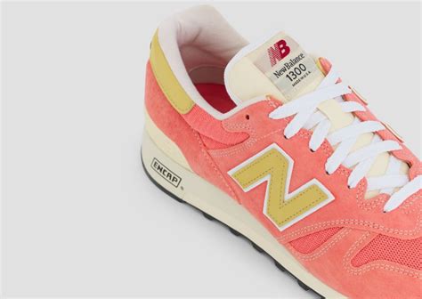 The New Balance 1300 Made In Usa Is Classic In Salmon And Yellow