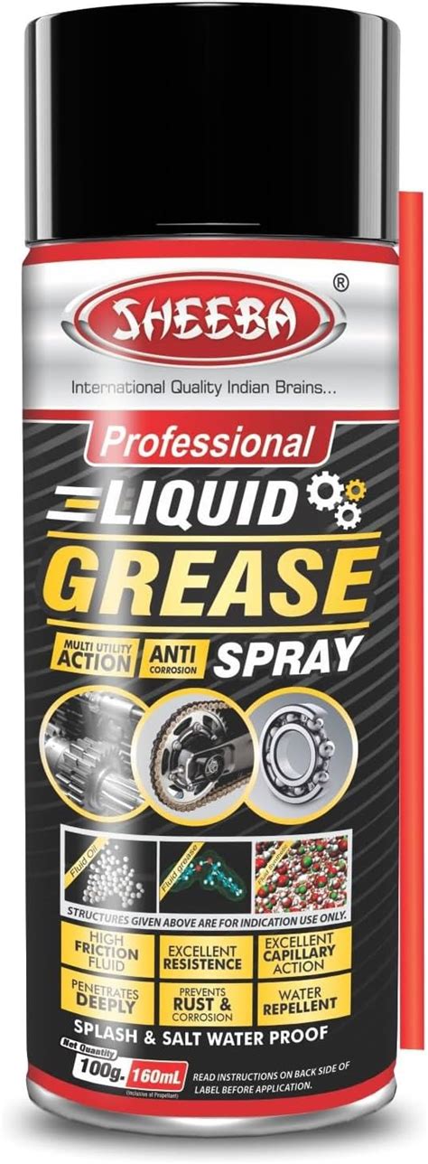 Sheeba Liquid Grease Spray I High Viscous I Lubricates I Frees Sticky