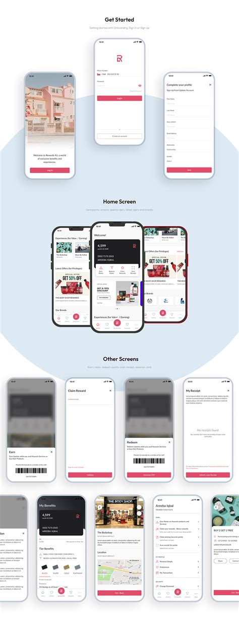 Loyalty Rewards Mobile App On Behance