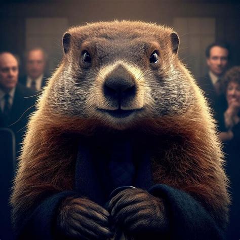 Premium Photo Groundhog Day Background Groundhog Illustration