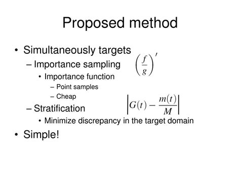 ppt deterministic importance sampling with error diffusion powerpoint