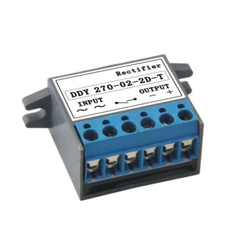 Buy Motor Brake Rectifier Module Ddy 270 02 2d T 240v Ac Half Wave Rectifier Online At Lowest