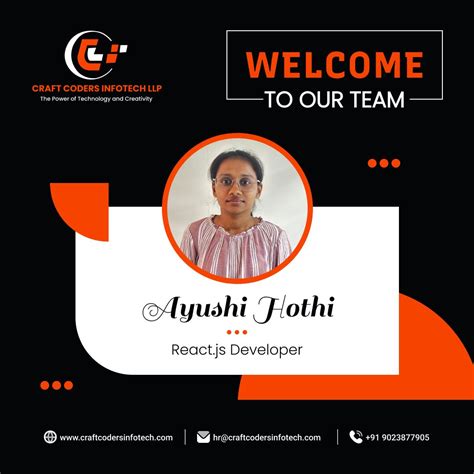 Craft Coders Infotech Llp On Linkedin Reactjs Newgrad Fresher Welcomeayushi Webdevelopment