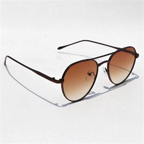 Metal Vintage Brown Sunglasses Bd