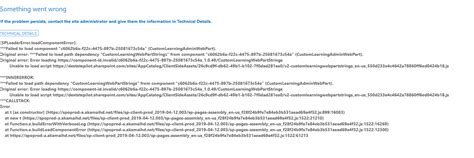Something Went Wrong Custom Learning Office 365 · Issue 41 · Pnpcustom Learning Office 365