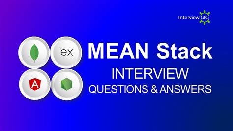 Mean Stack Interview Questions And Answers Interviewgig