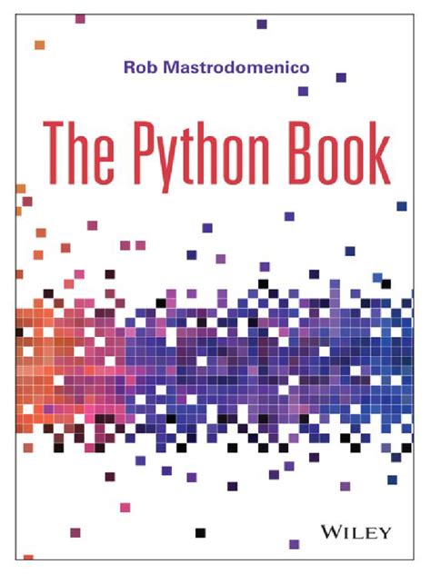 El Libro De Python Rob Mastrodomenico Pdf Boolean Data Type