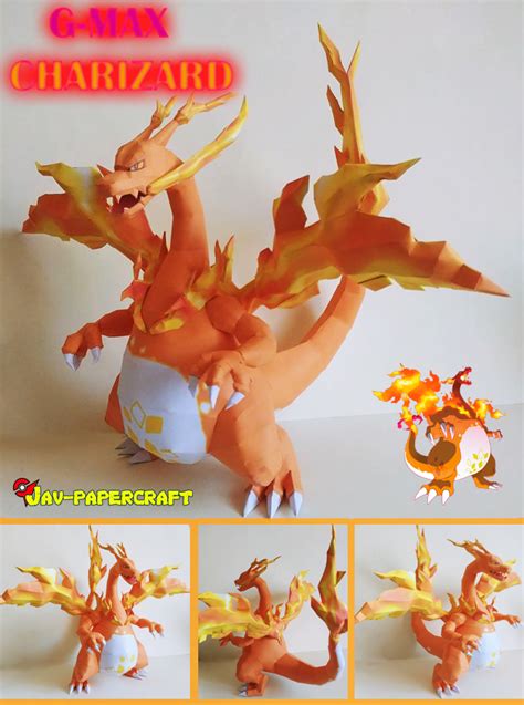 Jav Papercraft Blog Gmax Charizard