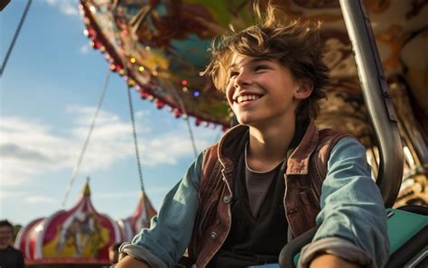 Premium Ai Image Carnival Delight In Teen Festival Attire