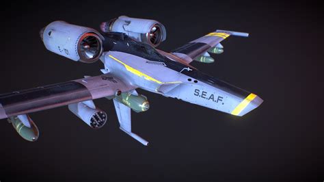 Eagle Close Air Support Helldivers2 Reimagined 3d Model By Glumais