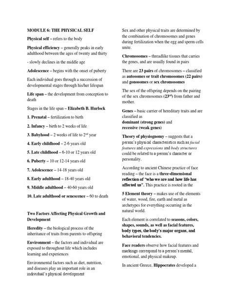 Uts Module 6 10 Pdf Reproductive System Human Sexuality