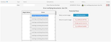Common Processed Data Errors Knowledge Base