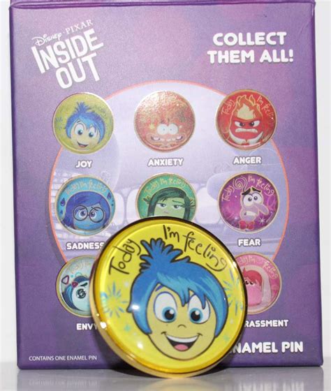 Disney Pixar Inside Out 2 Emotions Memory Orb Blind Box Pin Joy