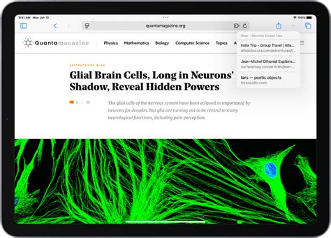 Open And Close Tabs In Safari On IPad Apple Support