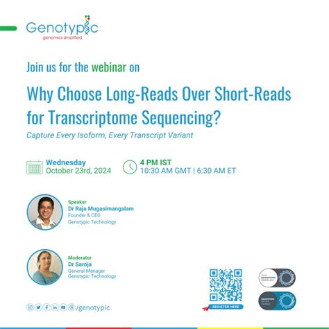 Genotypic Technology On Linkedin Longreads Shortreads Sequencing Transcriptomics