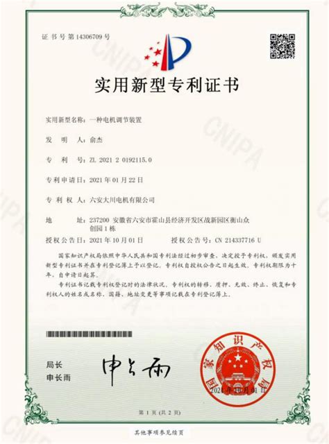 六安大川电机有限公司官网