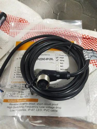 2m Black M12 Sensor Cable 24 Vdc At ₹ 205 Piece In Vasai Virar Id 2855780094555