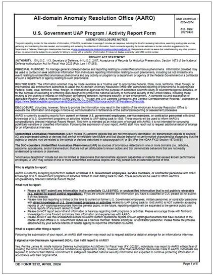 Aaro Submit A Report