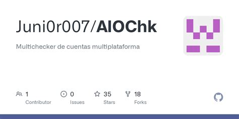 GitHub Juni R AIOChk Multichecker De Cuentas Multiplataforma
