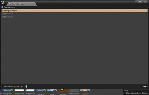 Cronologia Azioni Su Unreal Engine 4 History Undo E Redo Pizzo
