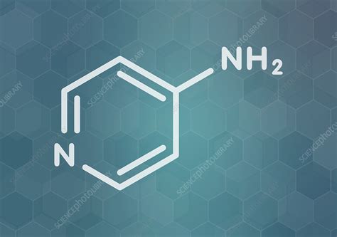 Fampridine Multiple Sclerosis Drug Molecular Model Stock Image F0252156 Science Photo