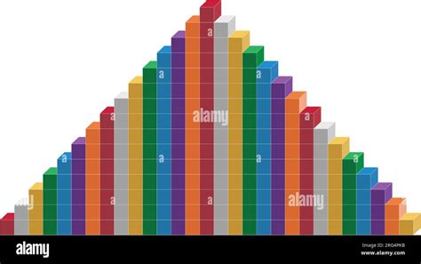 Color Cubes Pyramids 3d More Color Cube Shapes Mathematics Of A Geometric Figure Contour