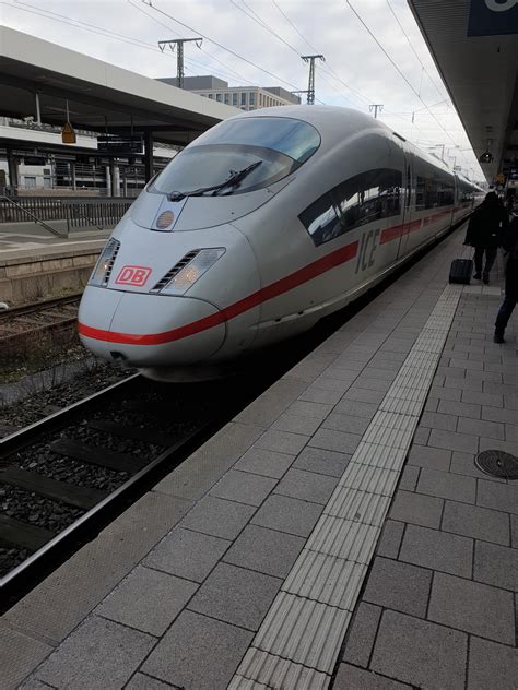 Db Ice 3 Passing Through Nuremberg Mainstation R Trains