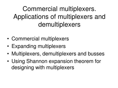 Ppt Combinational Circuits Multiplexers Decoders Programmable