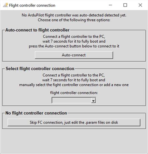 Methodic Configurator Wont Connect Via Tcp Rfdesign Txmod Copter 4 6 Ardupilot Discourse