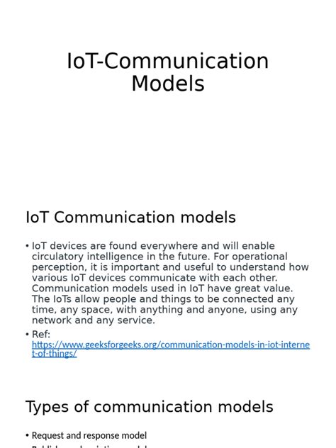 Iot Communication Models Pdf Internet Of Things Server Computing