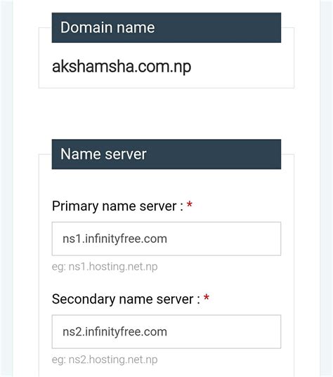 Connecting Domain Error Hosting Support InfinityFree Forum