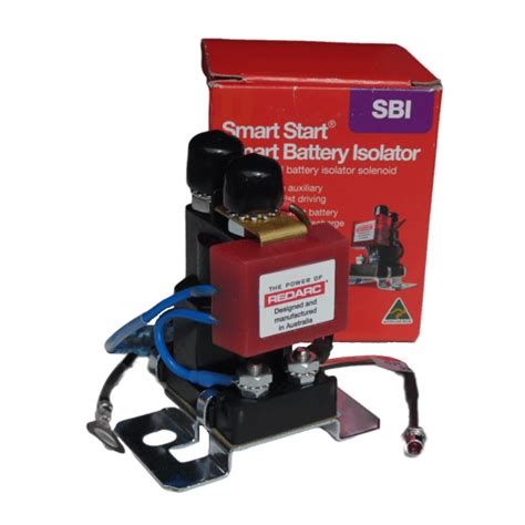Smart Redarc Sbi12d Dual Battery Isolator 12v Dc 100 Amp Smart Dual Sensing Isolator 4wd Led