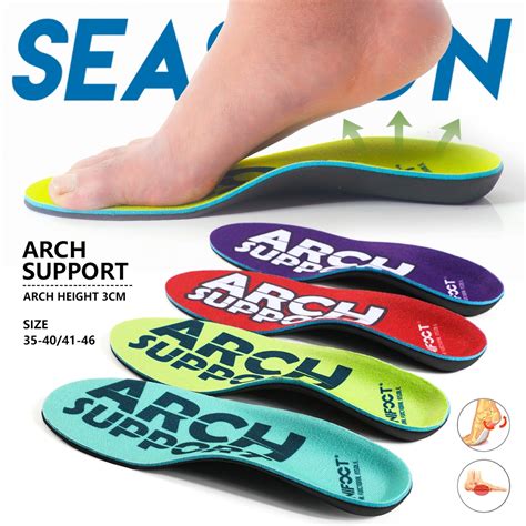 Orthotic Sports Insole Insert Shoe Pad Orthopedic Feet Arch Support