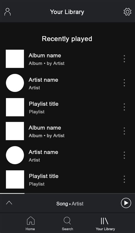 Templatepsds Tcni A SPOTIFY TEMPLATE PACK Hi Guys I Was