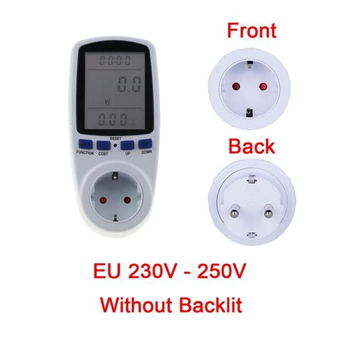 Ons Br Eu Plug Ac Power Meter 230v Digitale Voltag Grandado