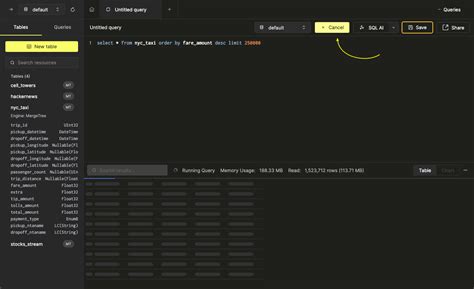 Sql Console Clickhouse Docs Sql Console Clickhouse Docs