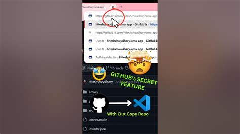 how to open any github project in vscode without copy repository github1s vscode github