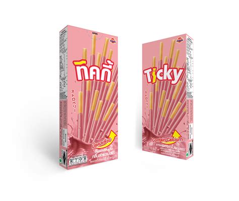 Ticky Strawberry บิสกิตเคลือบครีม รสสตรอว์เบอร์รี่ ร้านค้าออนไลน์ของคุณ