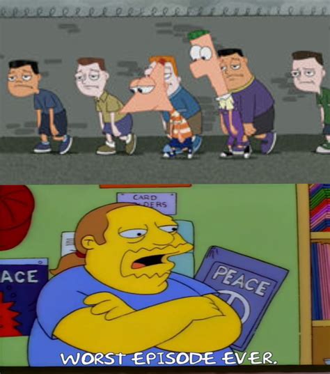 Comic Book Guy Hates Phineas And Ferb Gets Busted By Paddymcclellan On Deviantart