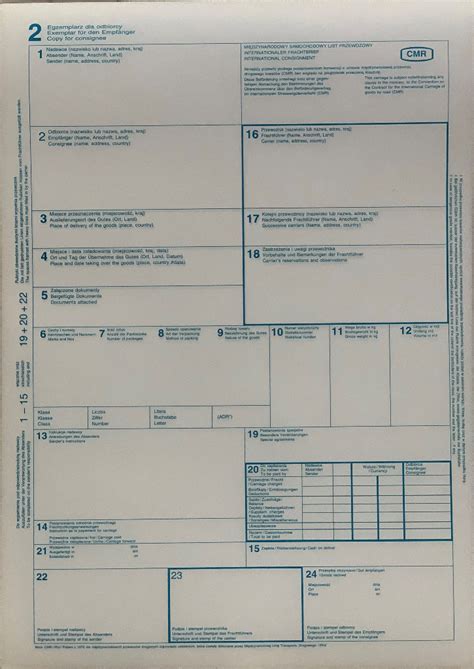 Druki Cmr 3 1 25 Kpl 100szt Najtaniej Kraków Kup Teraz Na